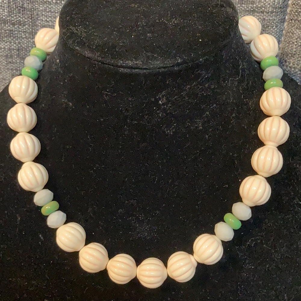 Melon Bead Necklace - Gem